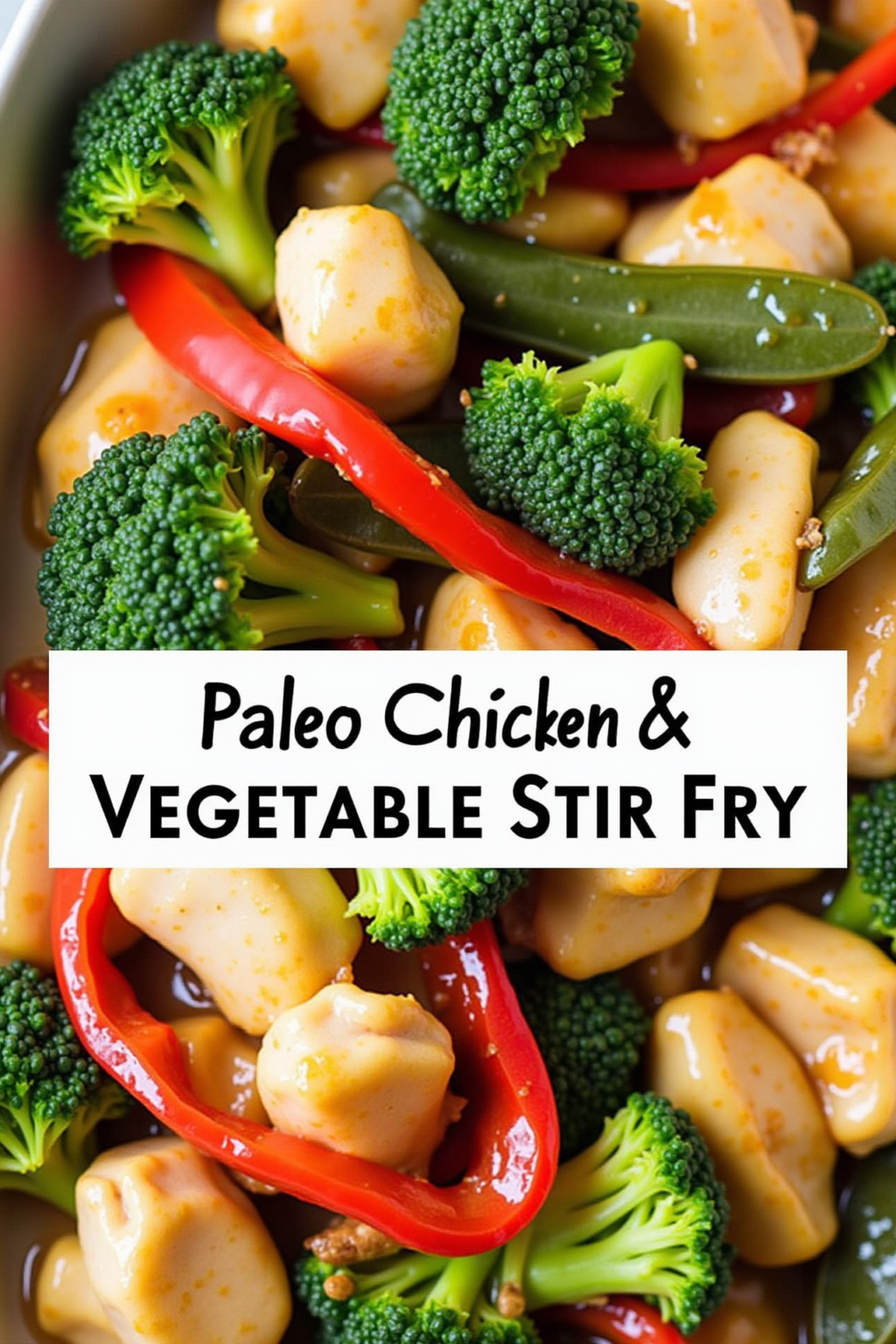 Crispy Paleo Chicken & Rainbow Vegetable Stir-Fry: A Quick, Wholesome ...